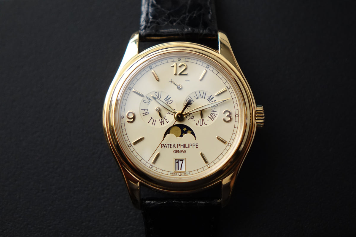 Patek Philippe Annual Calendar Moonphase 5146J-001 18k yellow gold ...