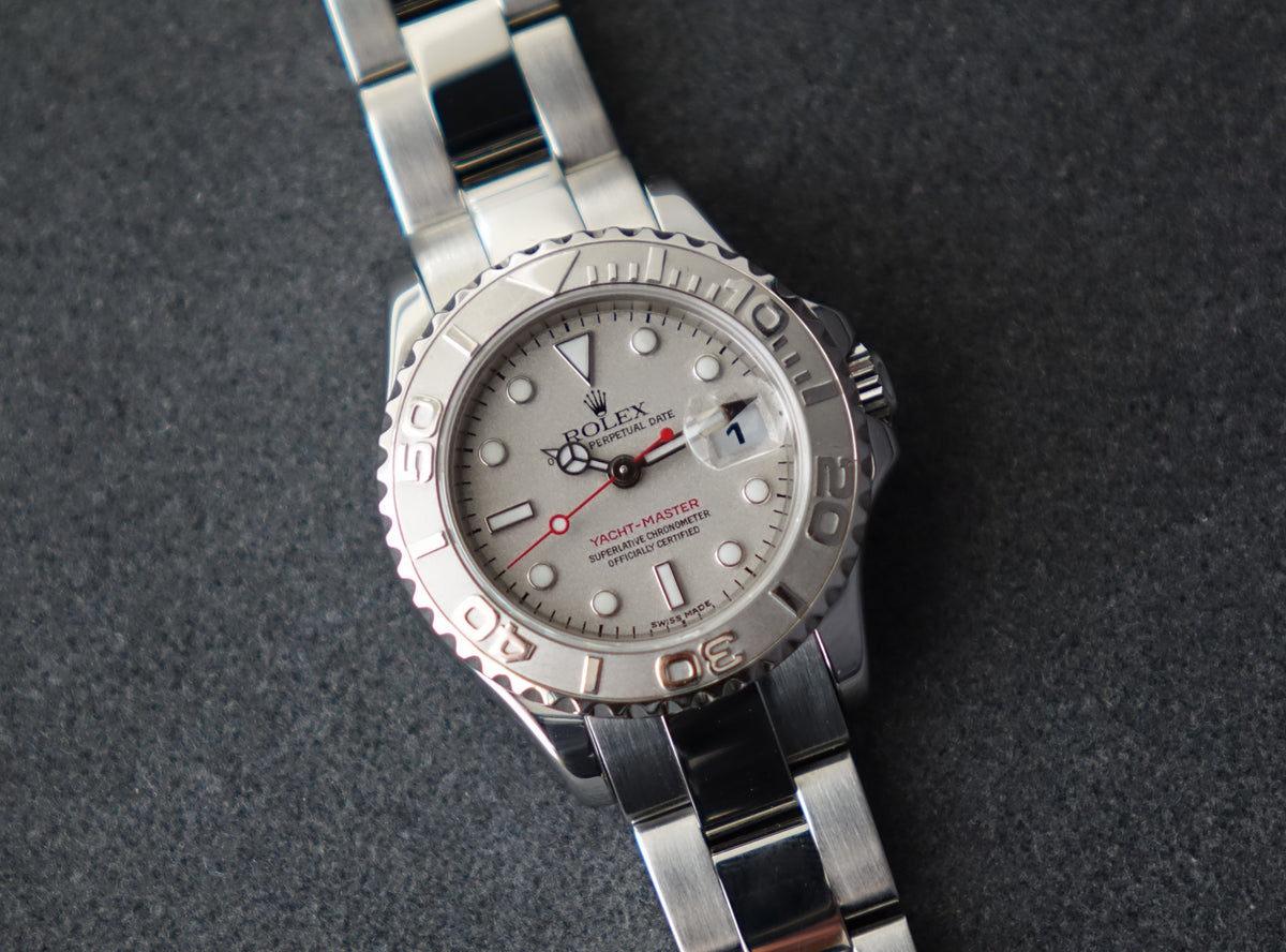Rolex Yacht Master 29mm platinum Lady – Wristime
