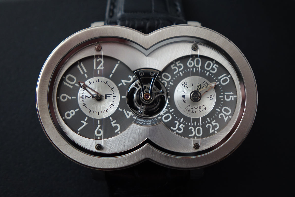 MB&F Horological Machine No.1 (HM1) white gold full set – Wristime
