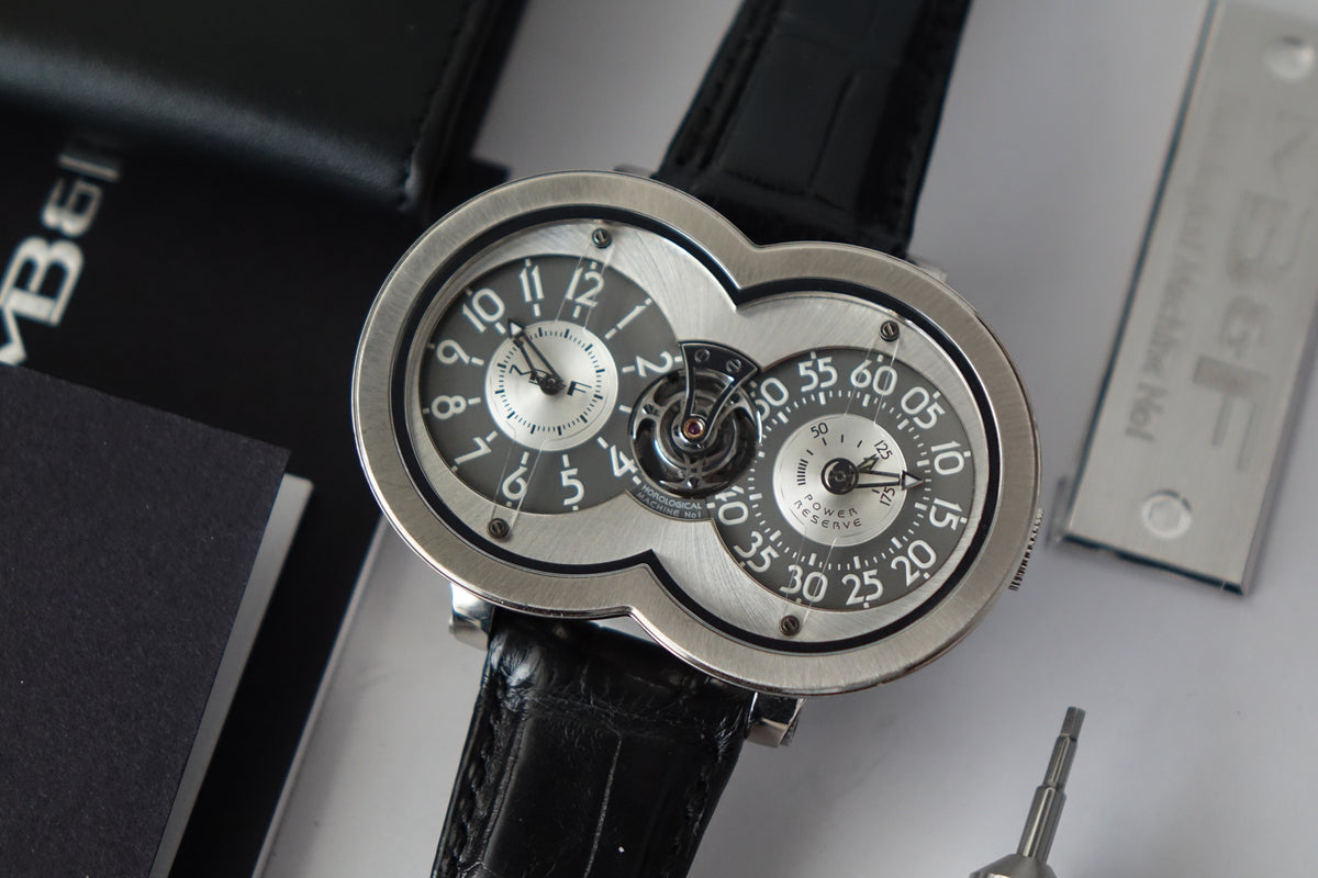 MB&F Horological Machine No.1 (HM1) white gold full set – Wristime