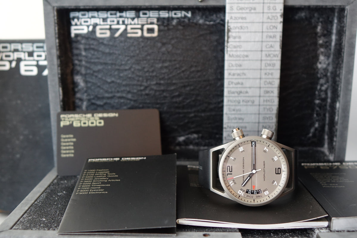 Porsche Design Worldtimer 6750.10.24.1180 full set – Wristime