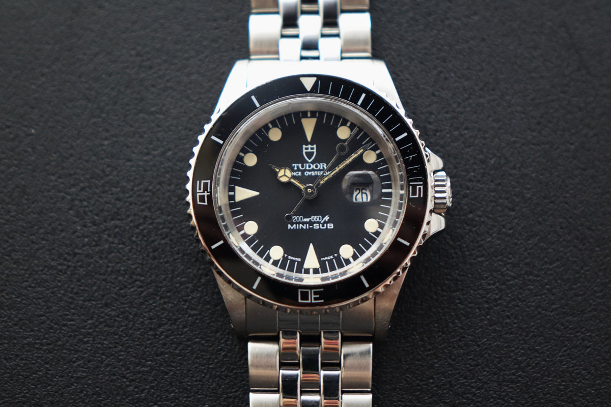 Tudor mini sub 94400 black dial full set – Wristime
