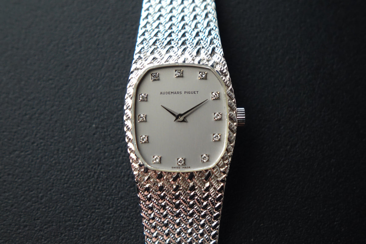 Audemars Piguet Cobra Lady White gold diamond dial – Wristime