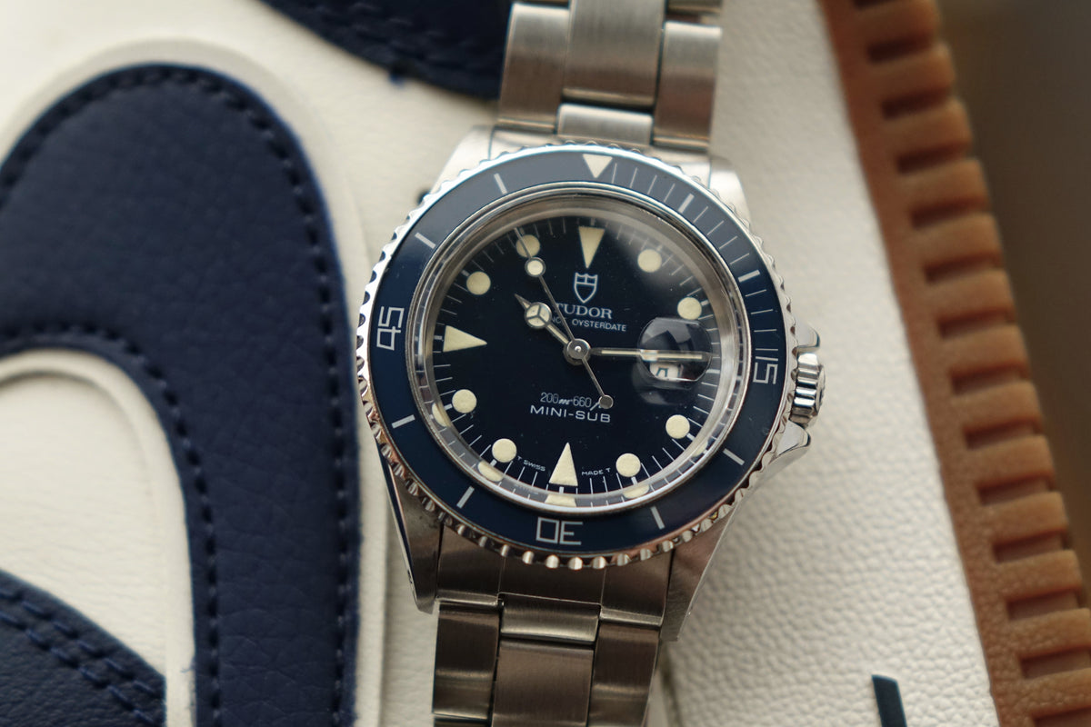 Tudor Submariner 73090 blue mini sub tritium – Wristime