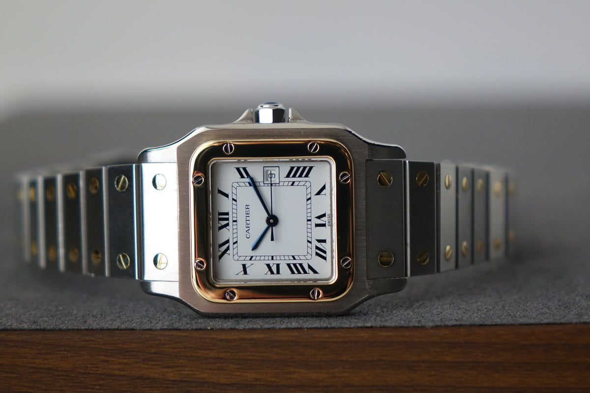 Cartier Santos Carree 2961 half gold – Wristime